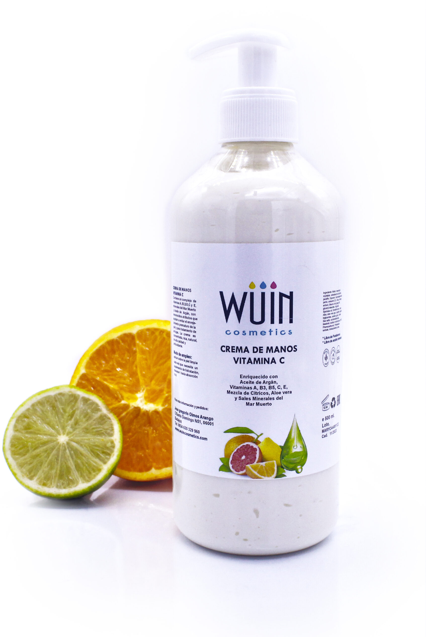 Crema de Manos Vitamina C Wüin Cosmetics - Wuin Cosmetics