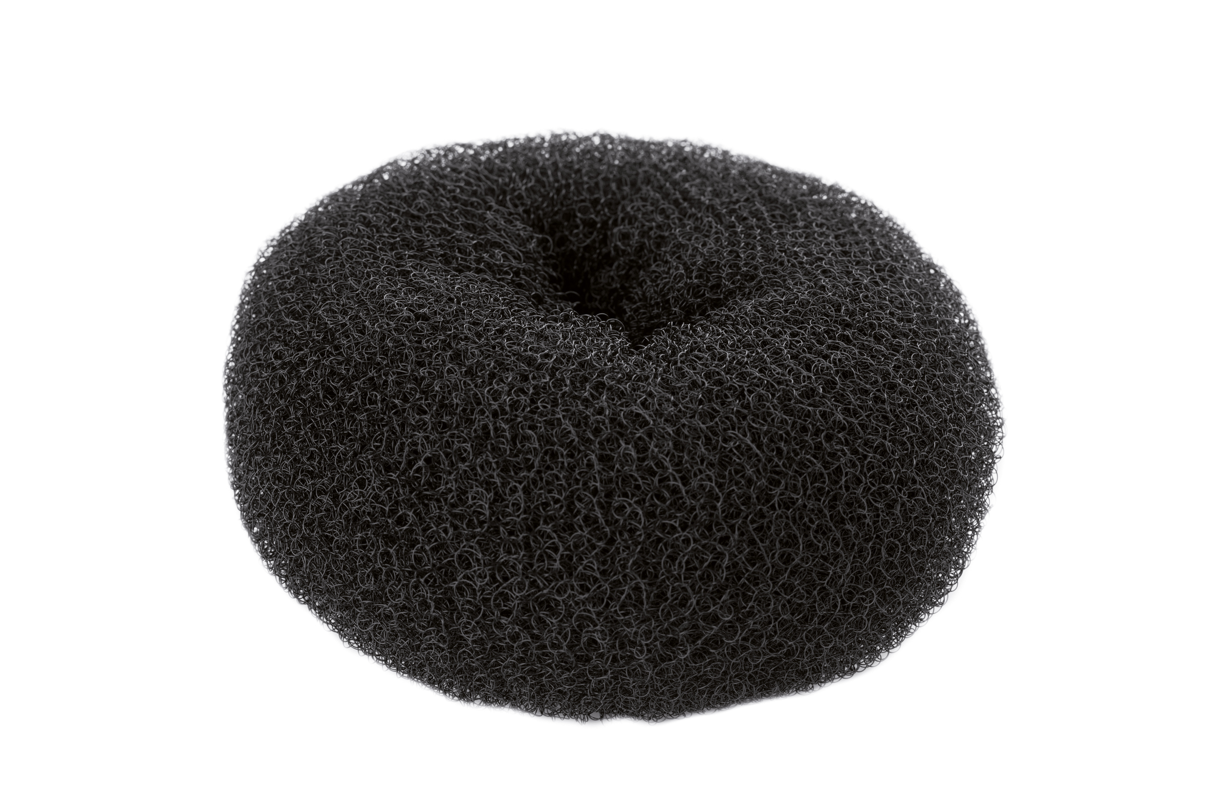 RELLENO MOÑO CIRCULAR 4,5CM NEGRO - Wuin Cosmetics